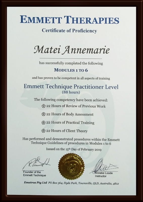 CERTIFICARI - Terapie Bowen Deva